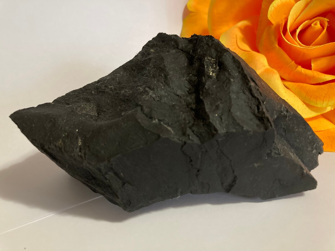 Shungite Stone Large Raw Freeform Bath and Sauna Stone Genuine Karelian ...
