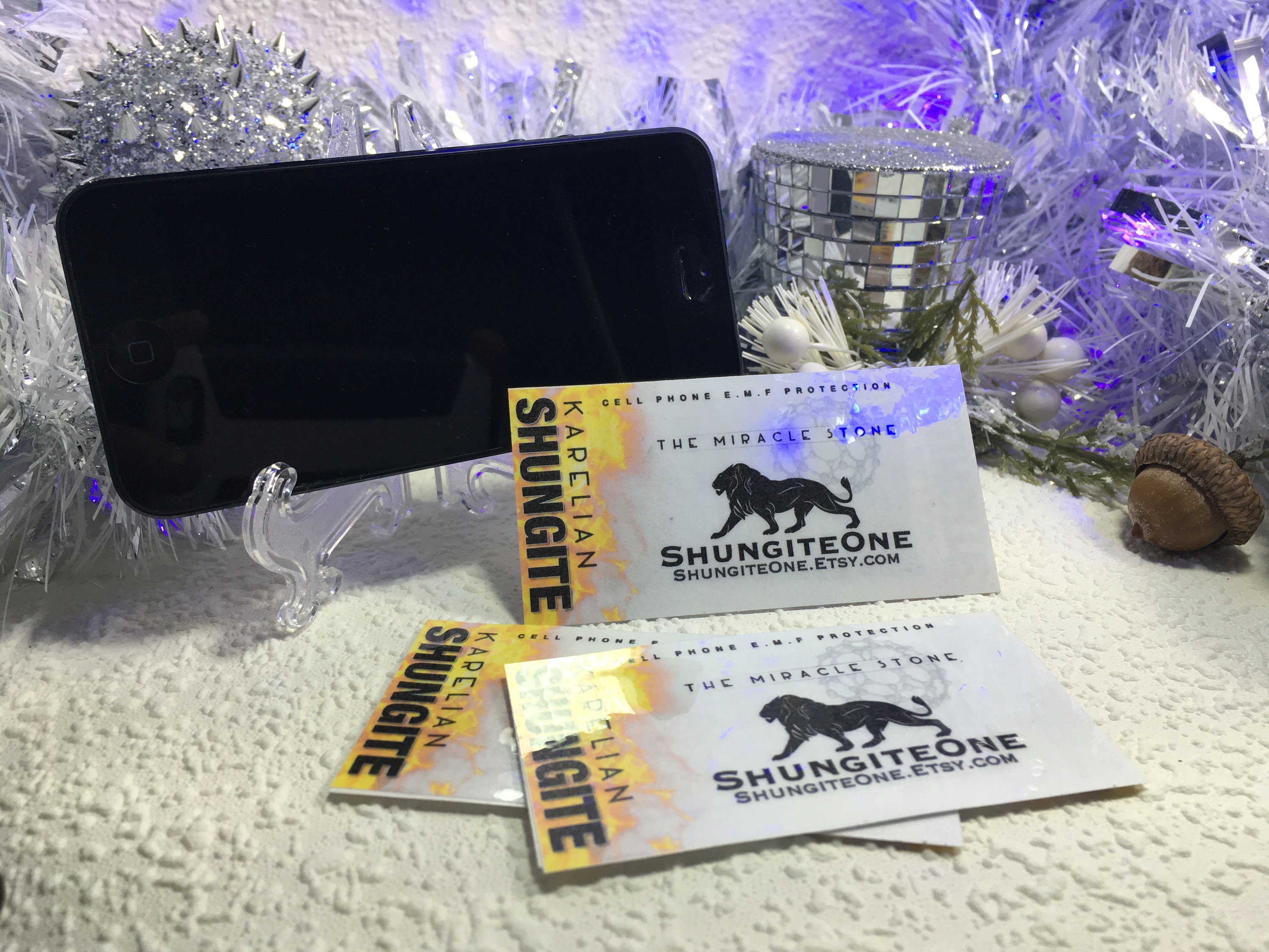 Cell Phone Attenuation EMF Card Guaranteed to Fit Any Phone Case Combo ...