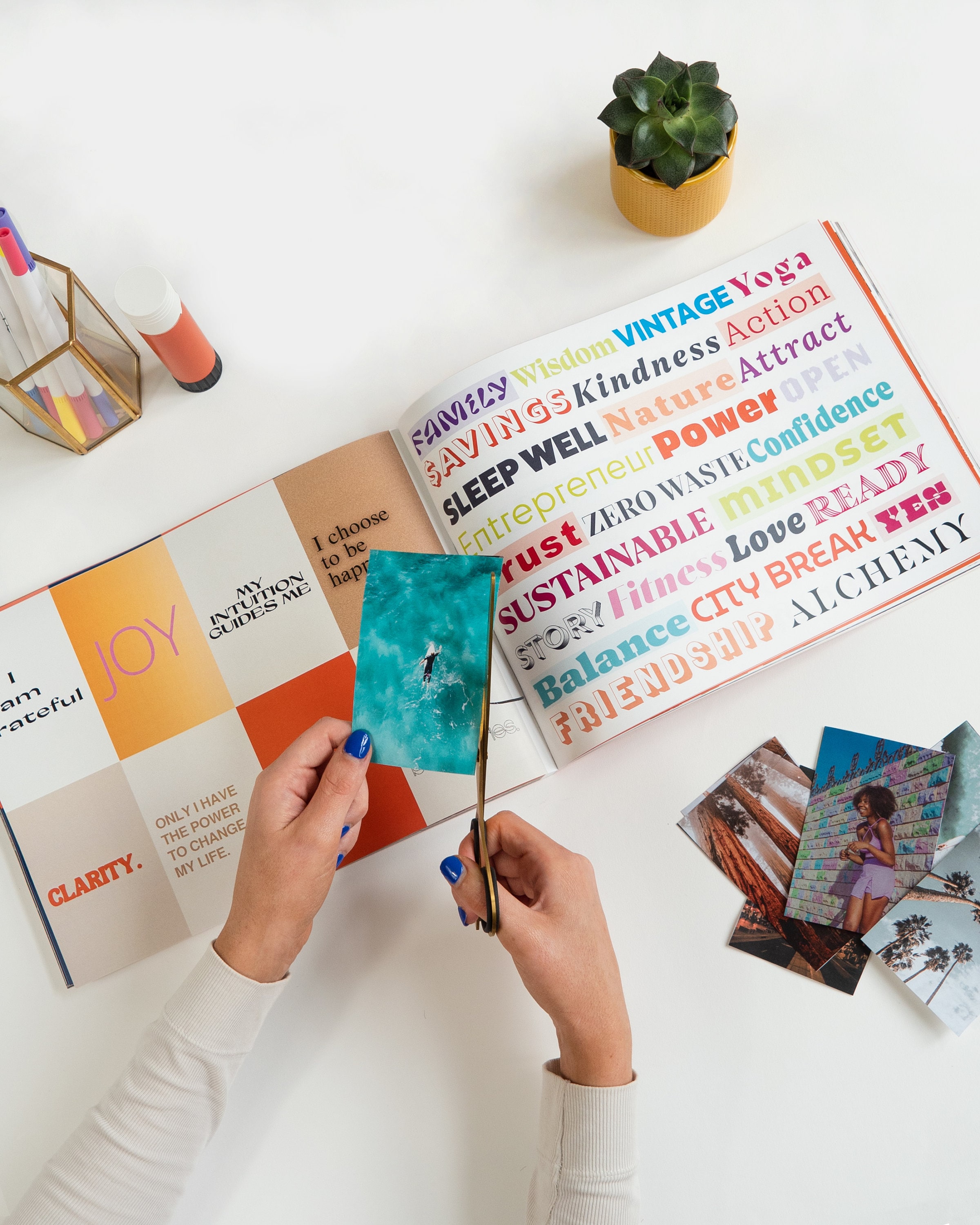 ULTIMATE VISION BOARD Kit 1000 Aesthetic Images, 750 Collage Elements ...