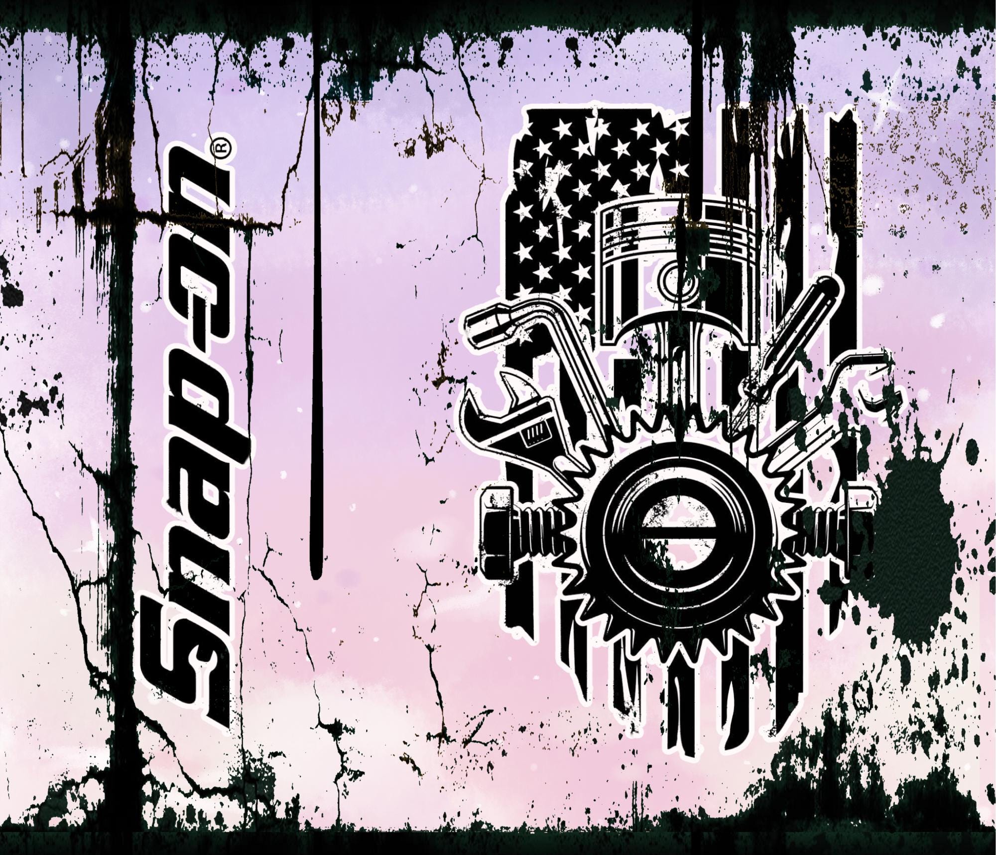 Snappp on Tools Tumbler Wrap 20oz, Multiple Colors, Girl Tumbler Wrap ...