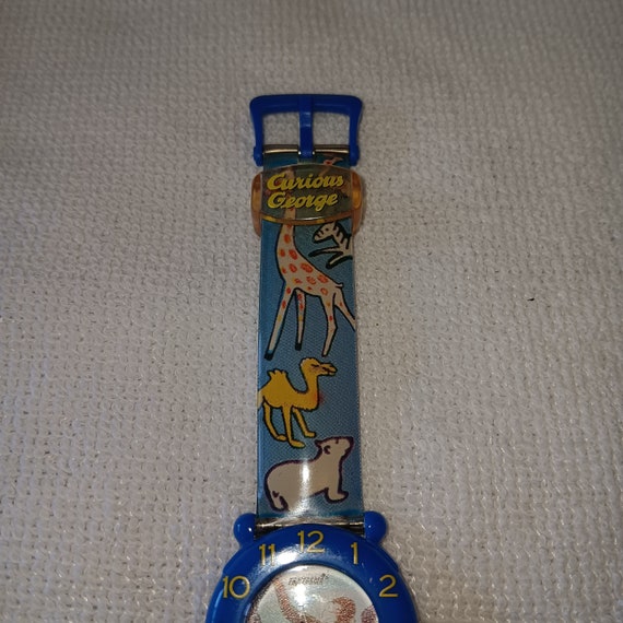 Vtg 90s Curious George by Fantasma Watch - Gem