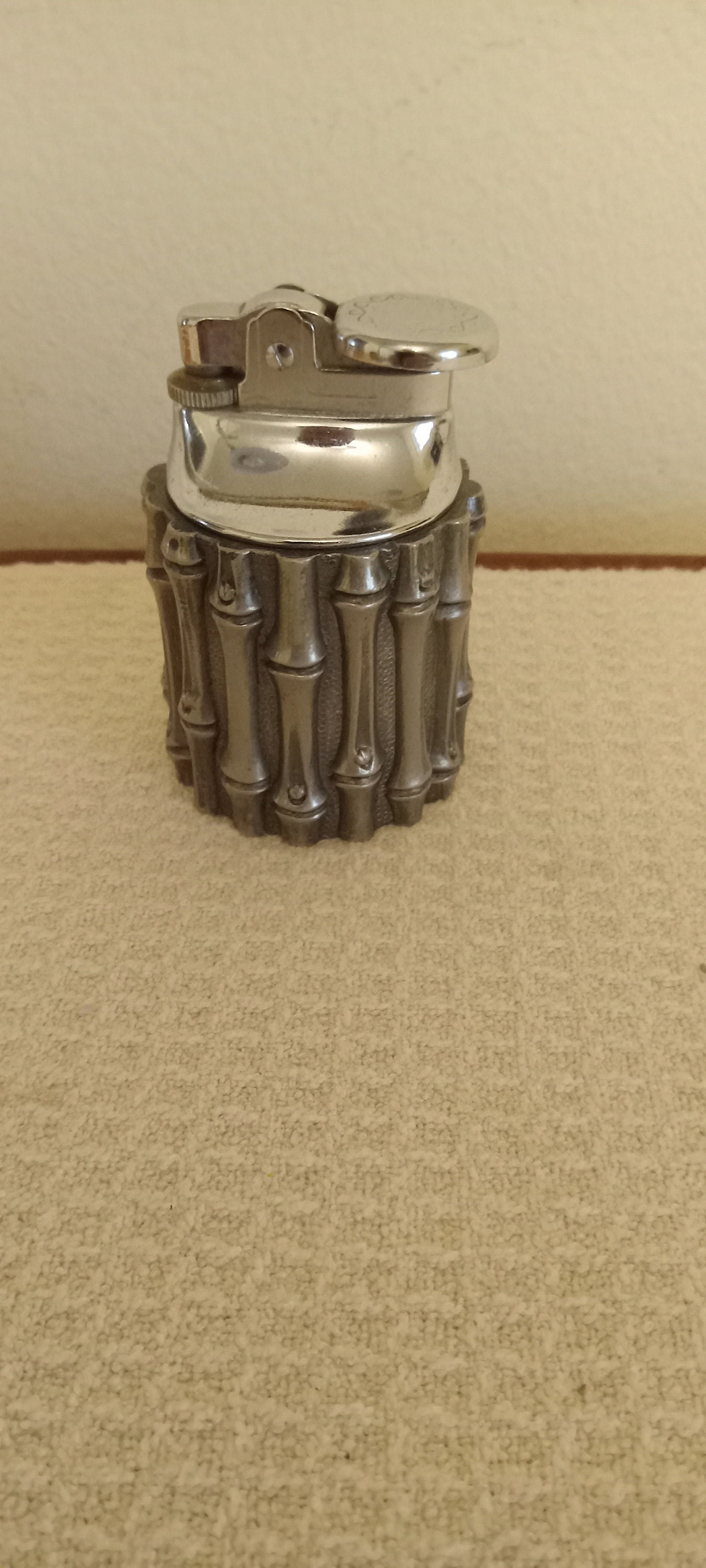 Vtg Metal Bamboo Style Table Lighter - Etsy