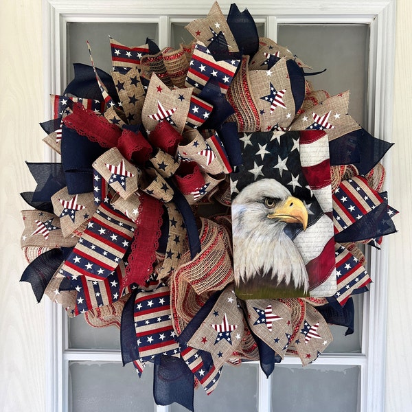 Bald Eagle Wreath - Etsy