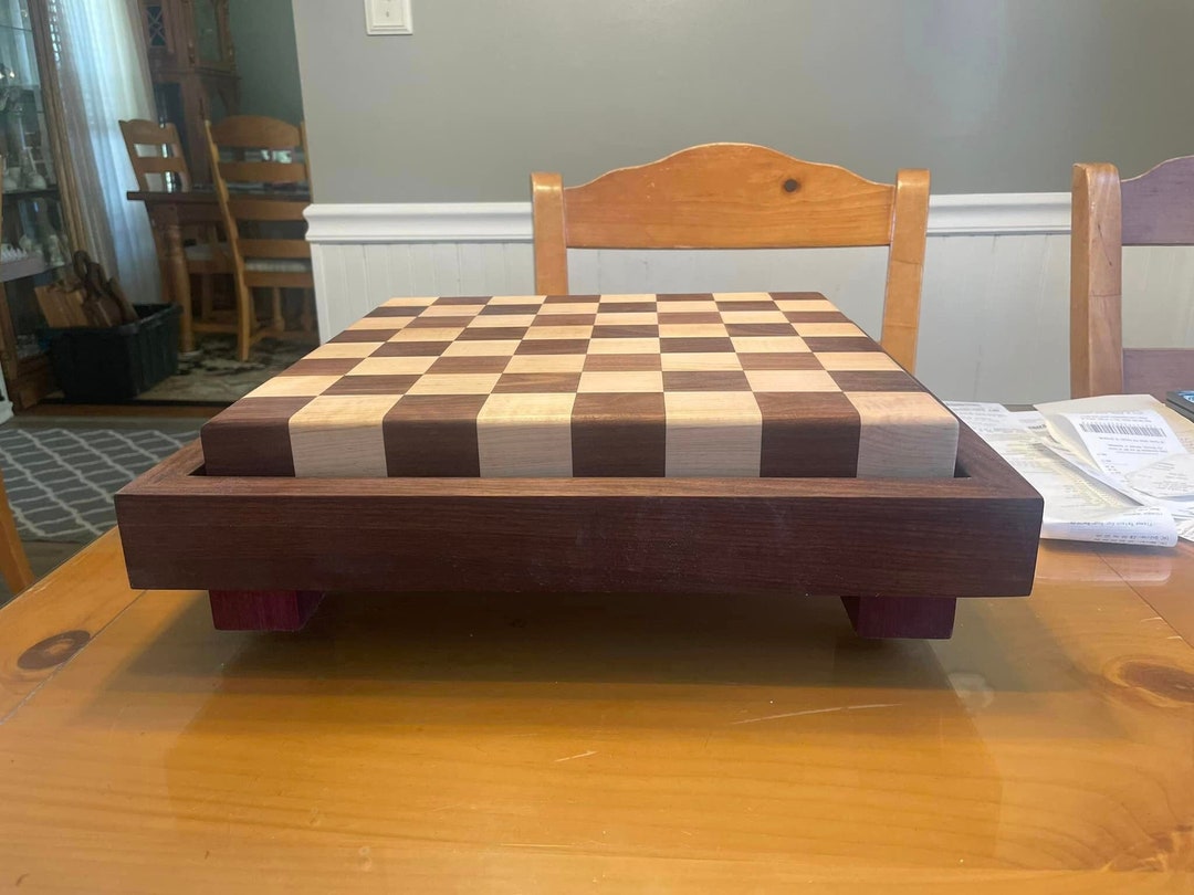 Chess/ Checker/ Game Board With Chess Set Included - Etsy