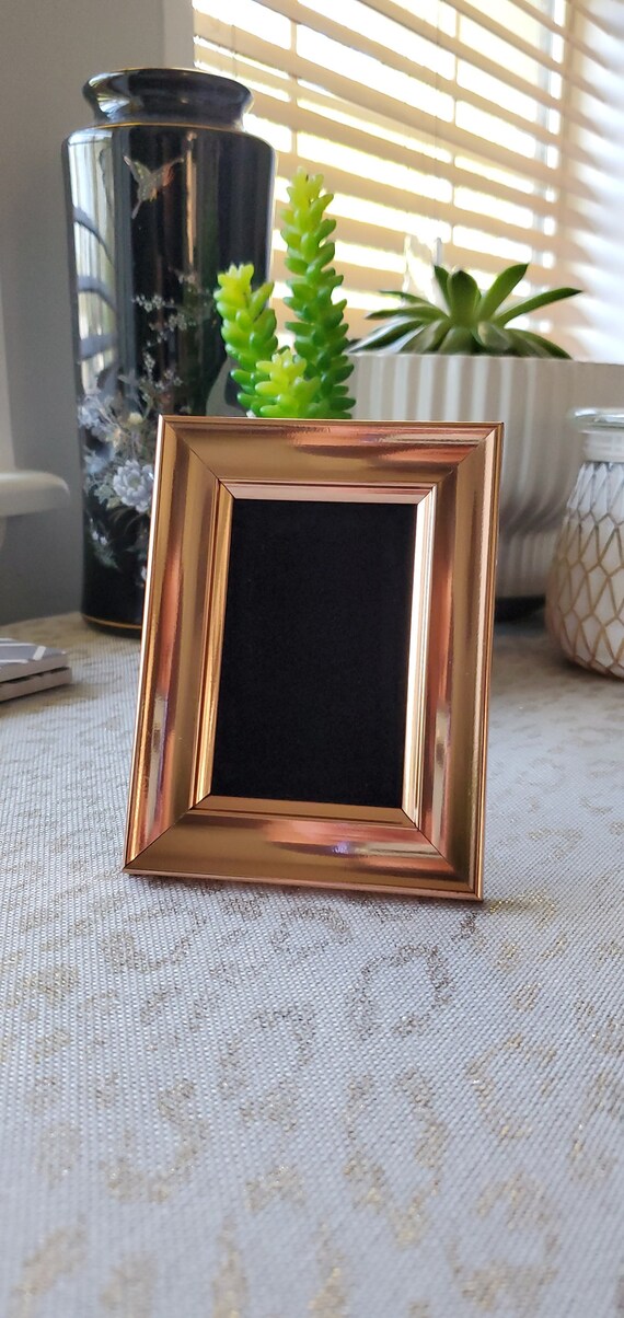 Copper Colored Frame-black Velvet Inside - Etsy