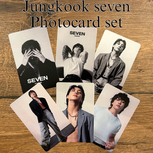 Jk Seven Photocard - Etsy