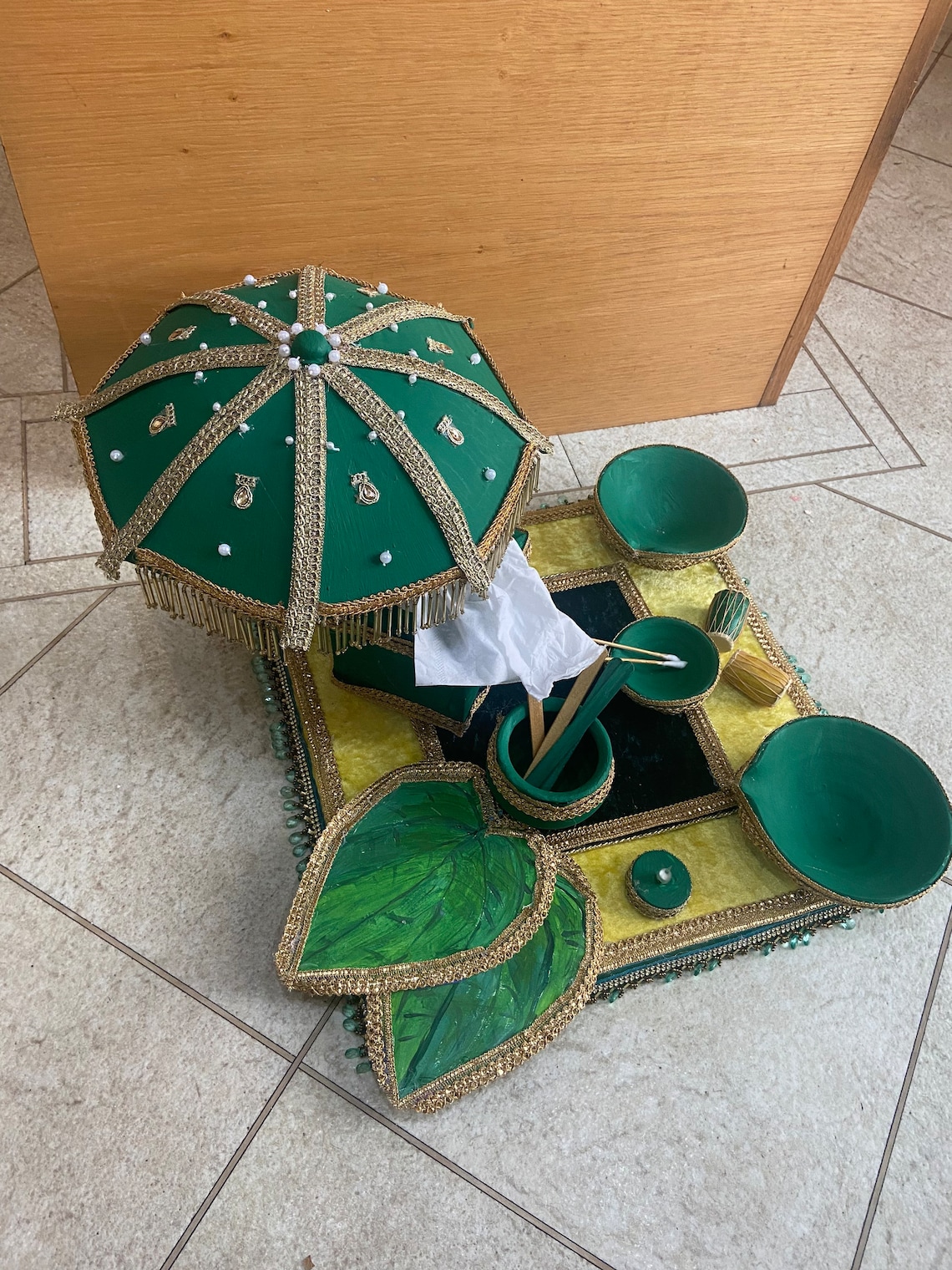 Large Mehndi Thaal, Decorative Wedding Plate. Haldi Platter. - Etsy