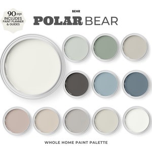 Behr Polar Bear Coordinating Colors Color Palette Includes Behr ...
