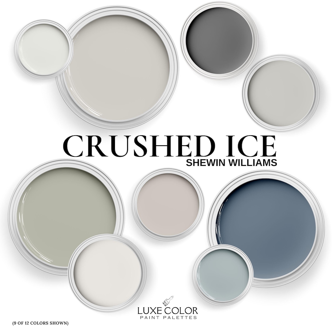 Sherwin Williams Crushed Ice and Coordinating Colors - Accent Color ...