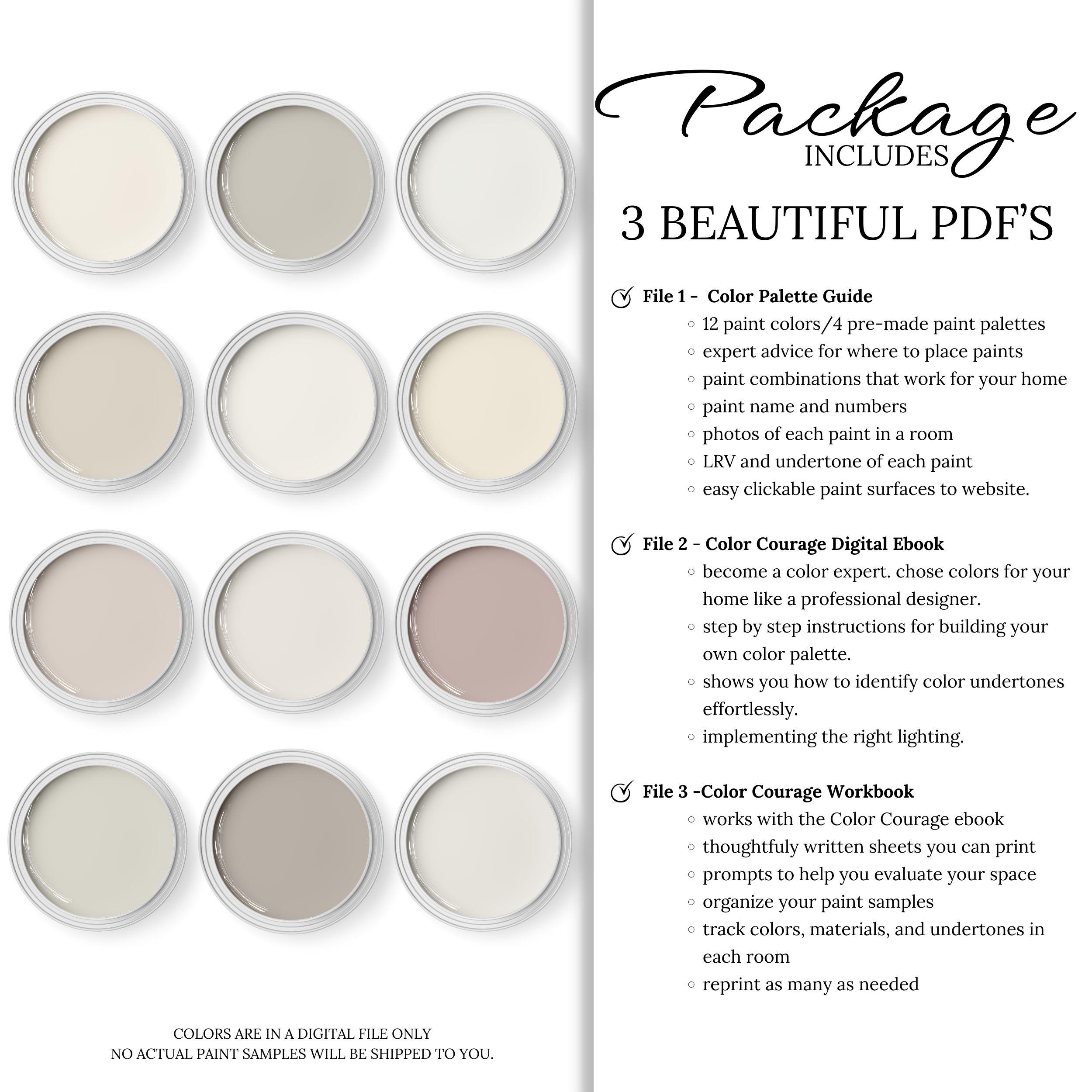 Behr Paint Combinations Featuring Light Neutral Paint Colors for Living ...