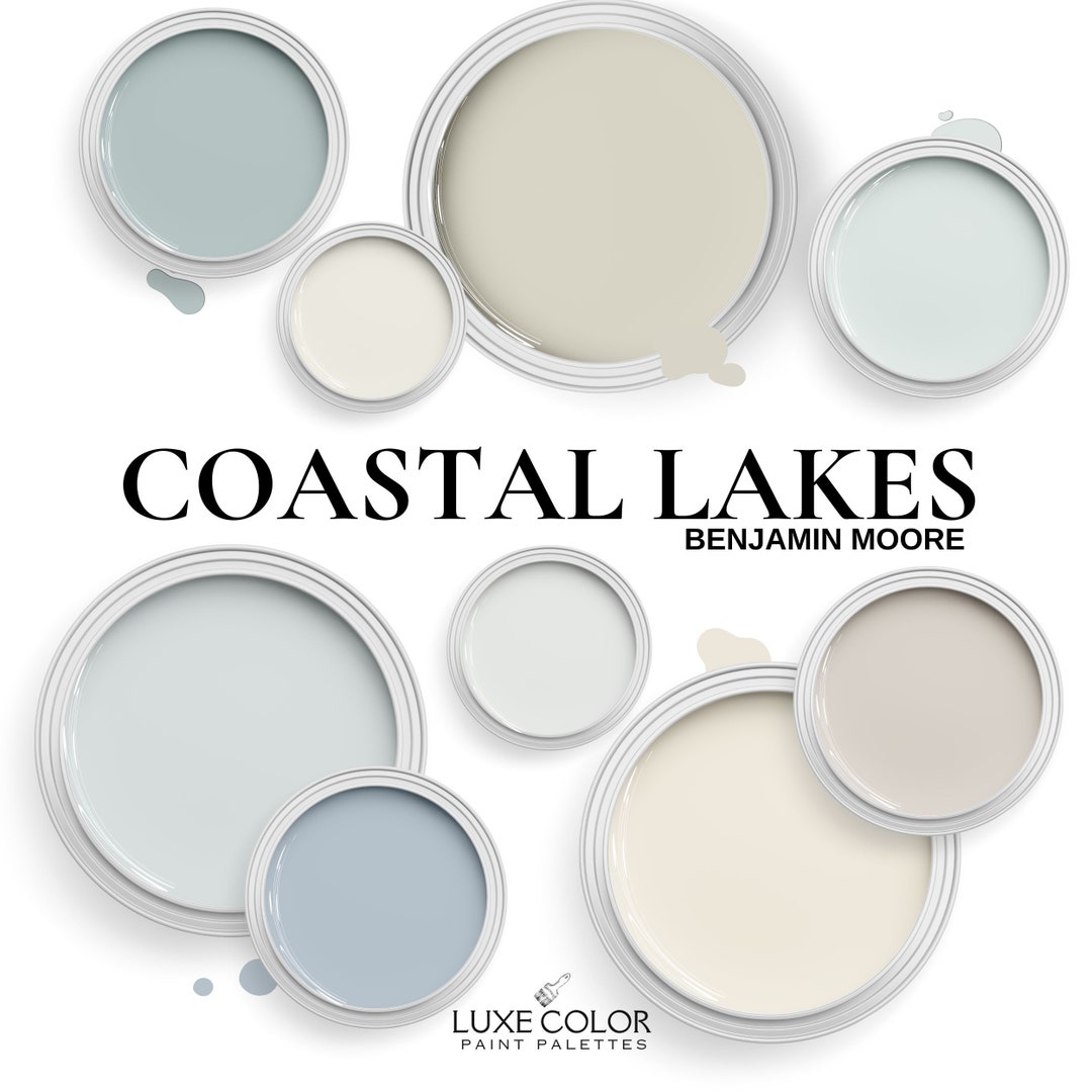 Lake House Paint Colors From Benjamin Moore~ Includes BM Morning Dew and BM October Mist ...