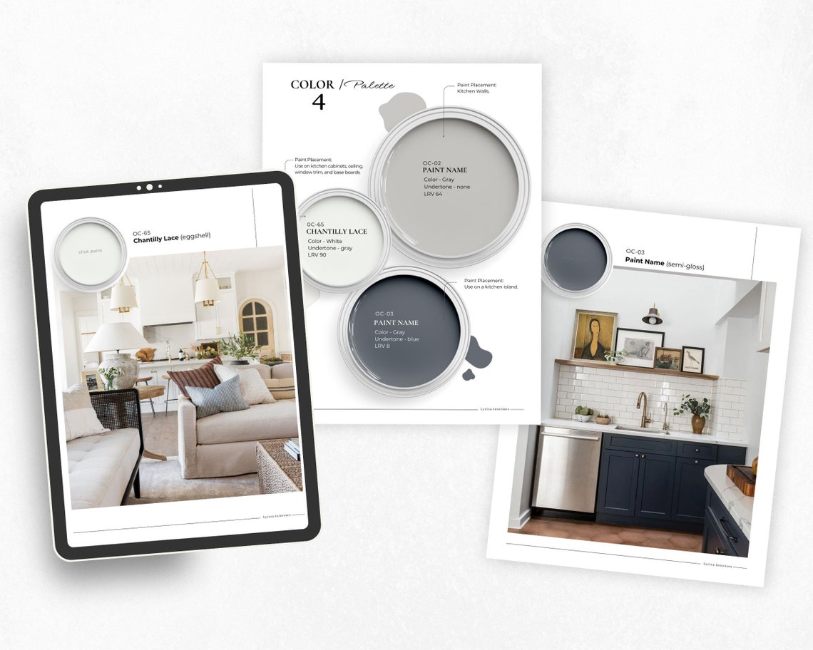 Benjamin Moore Chantilly Lace Color Palette Complementary Color Palette ...