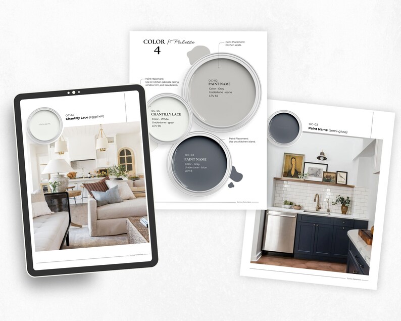 Benjamin Moore Chantilly Lace Color Palette Complementary Color Palette ...