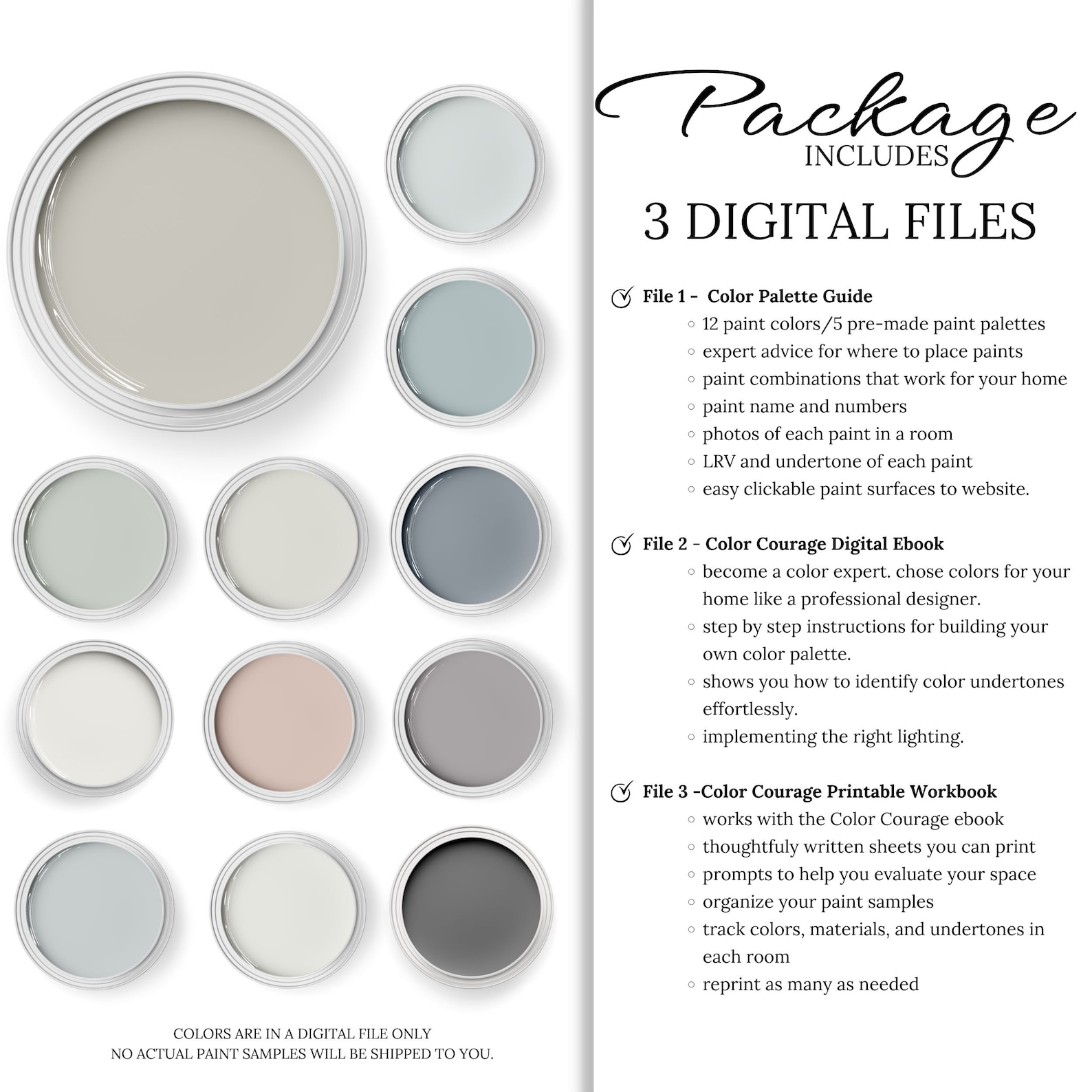 Sherwin Williams Repose Gray Color Palette ~ Coordinating Colors for ...