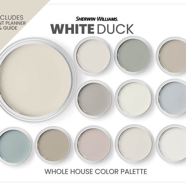 White Duck Palette - Etsy