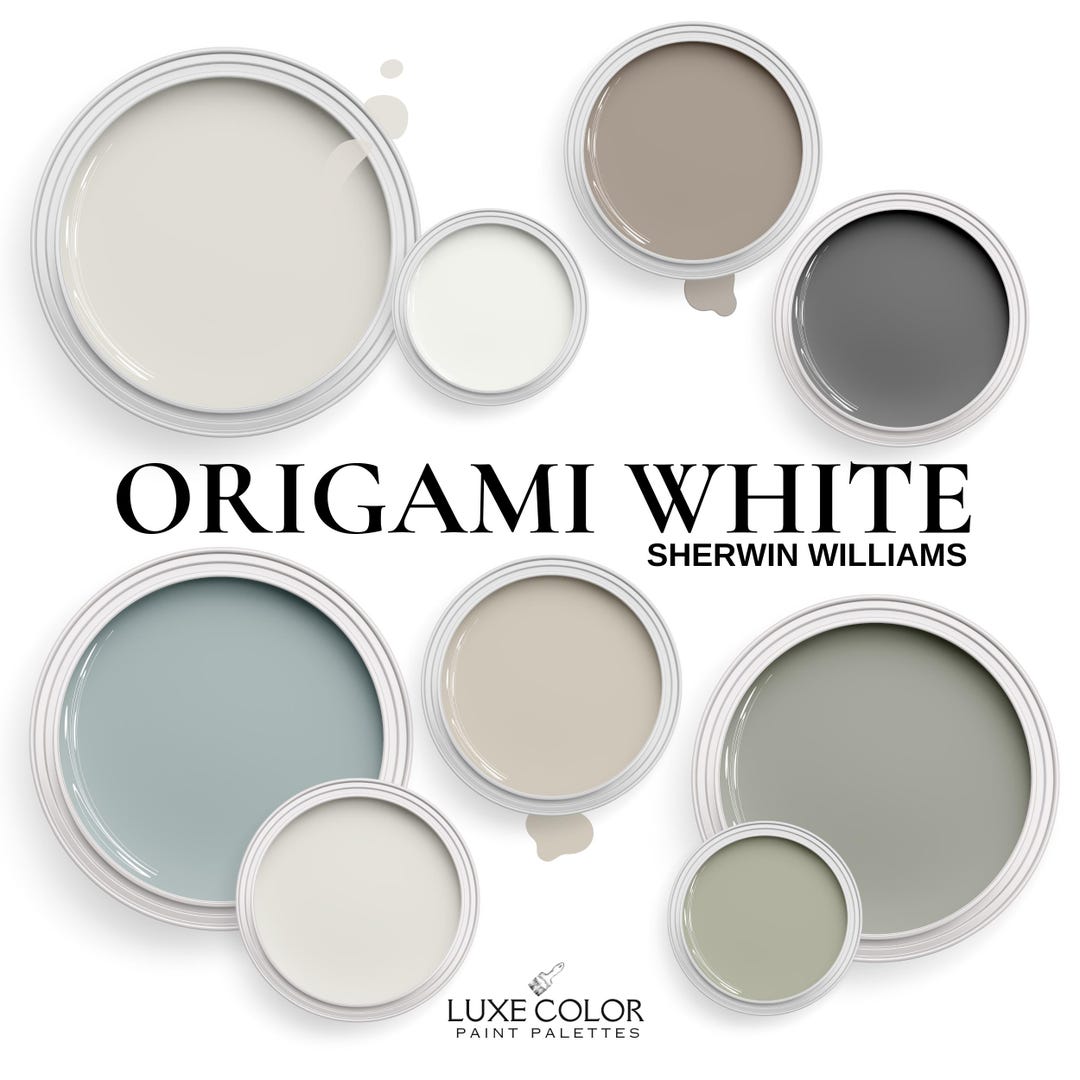Sherwin Williams Origami White Paint Palette Guide | Neutral Paint ...