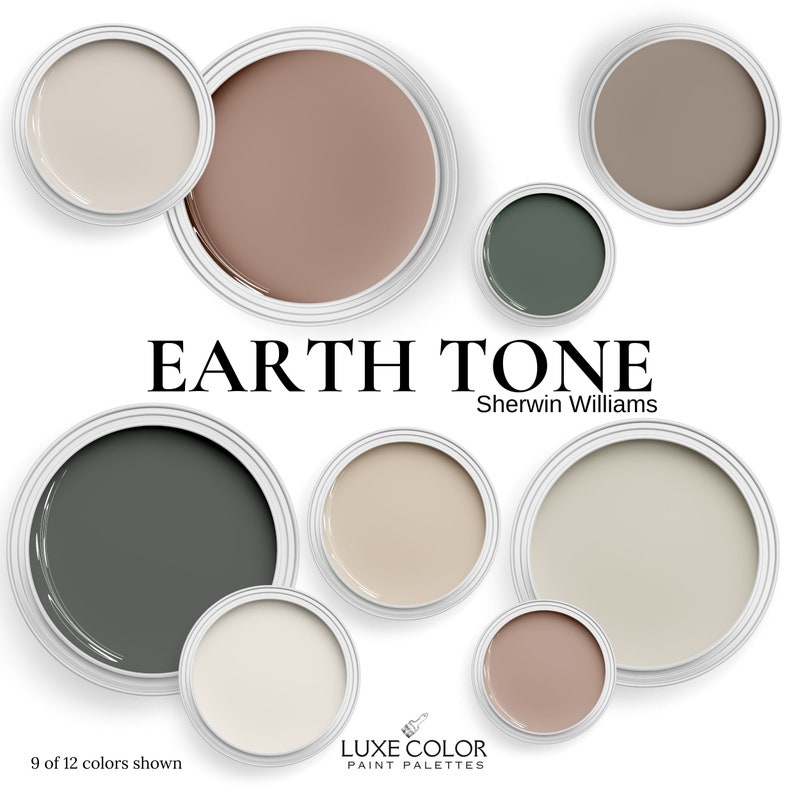 Earth Tone Paint Colors Sherwin Williams - Etsy Hong Kong