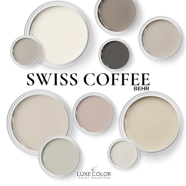Swiss Coffee Palette - Etsy