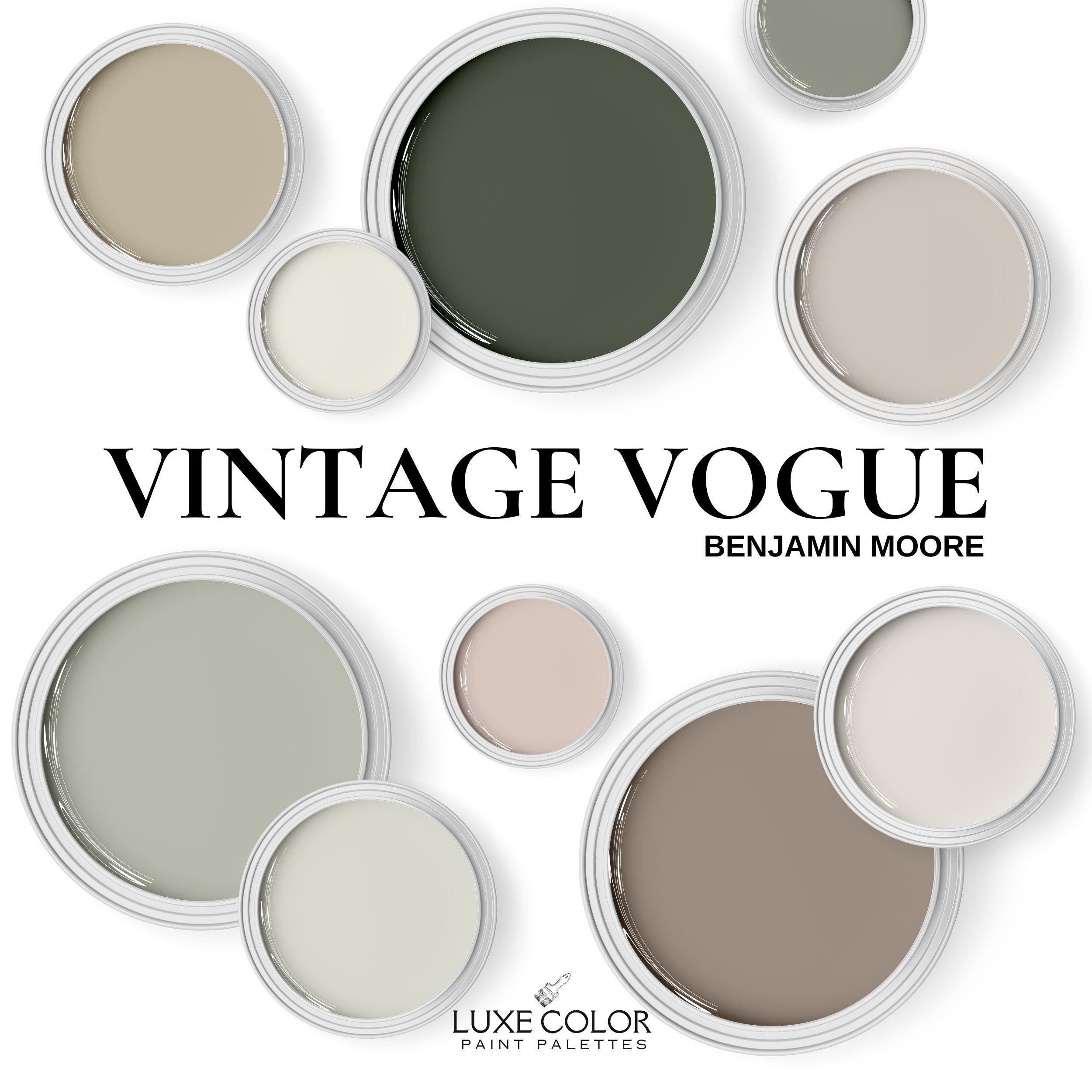 Benjamin Moore Vintage Vogue Color Palette Complementary Colors For A