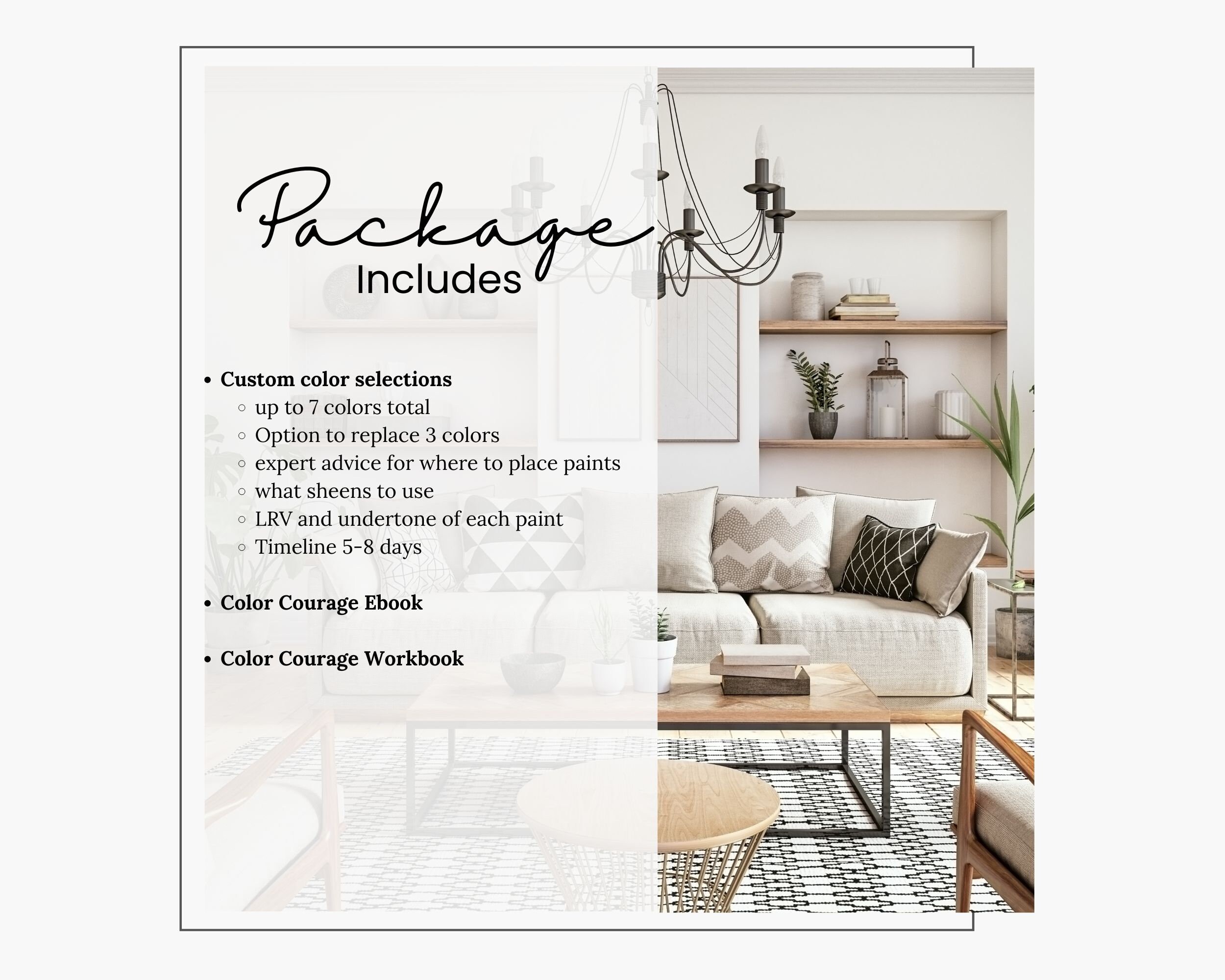 Custom Home Paint Color Consultation: Whole House Palette (PDF) - Etsy