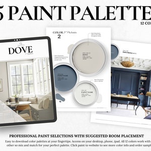 Behr Dove Color Palette ~ Paint Color Scheme for Whole House. Includes ...