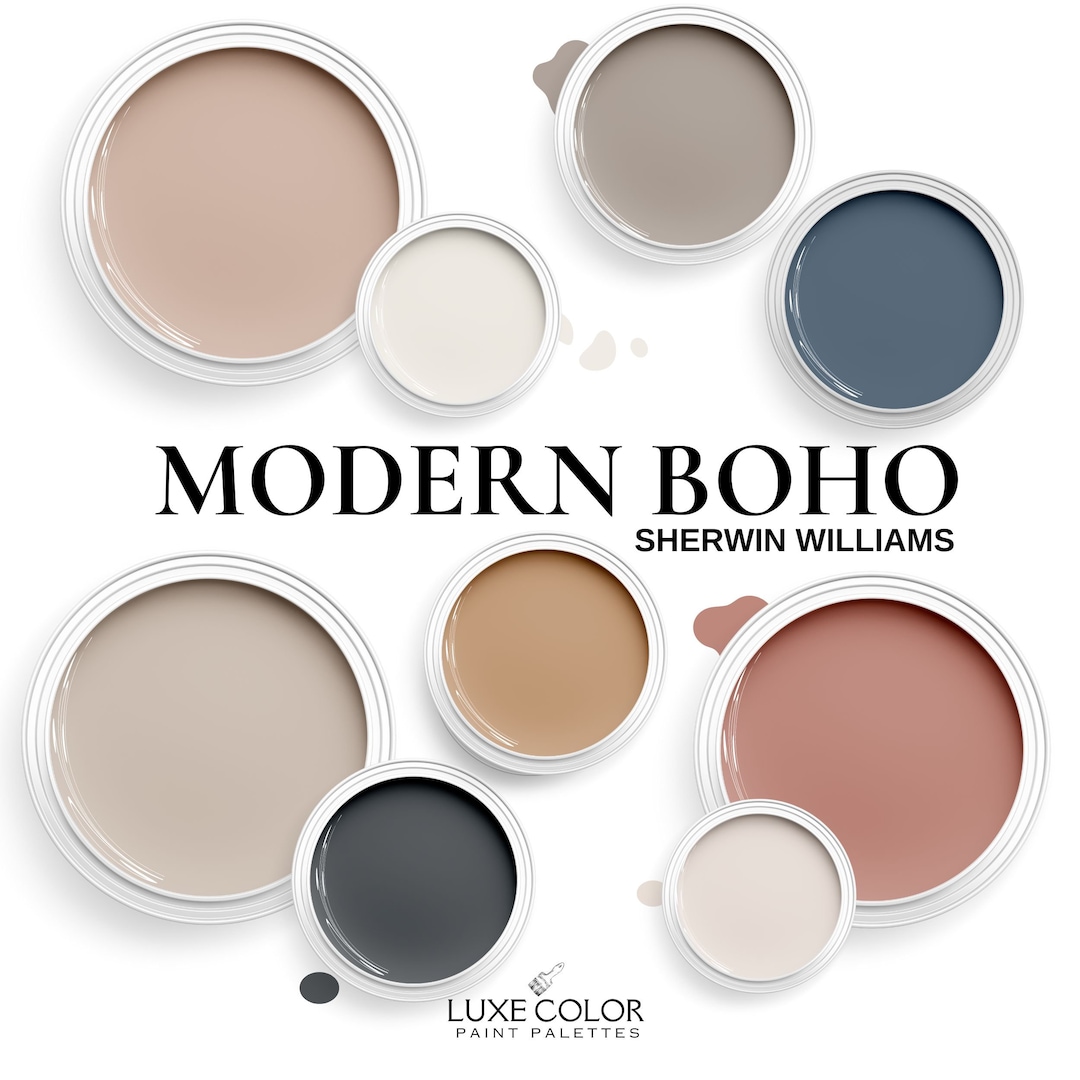 Boho Paint Colors Palette From Sherwin Williams ~ Modern Boho ...