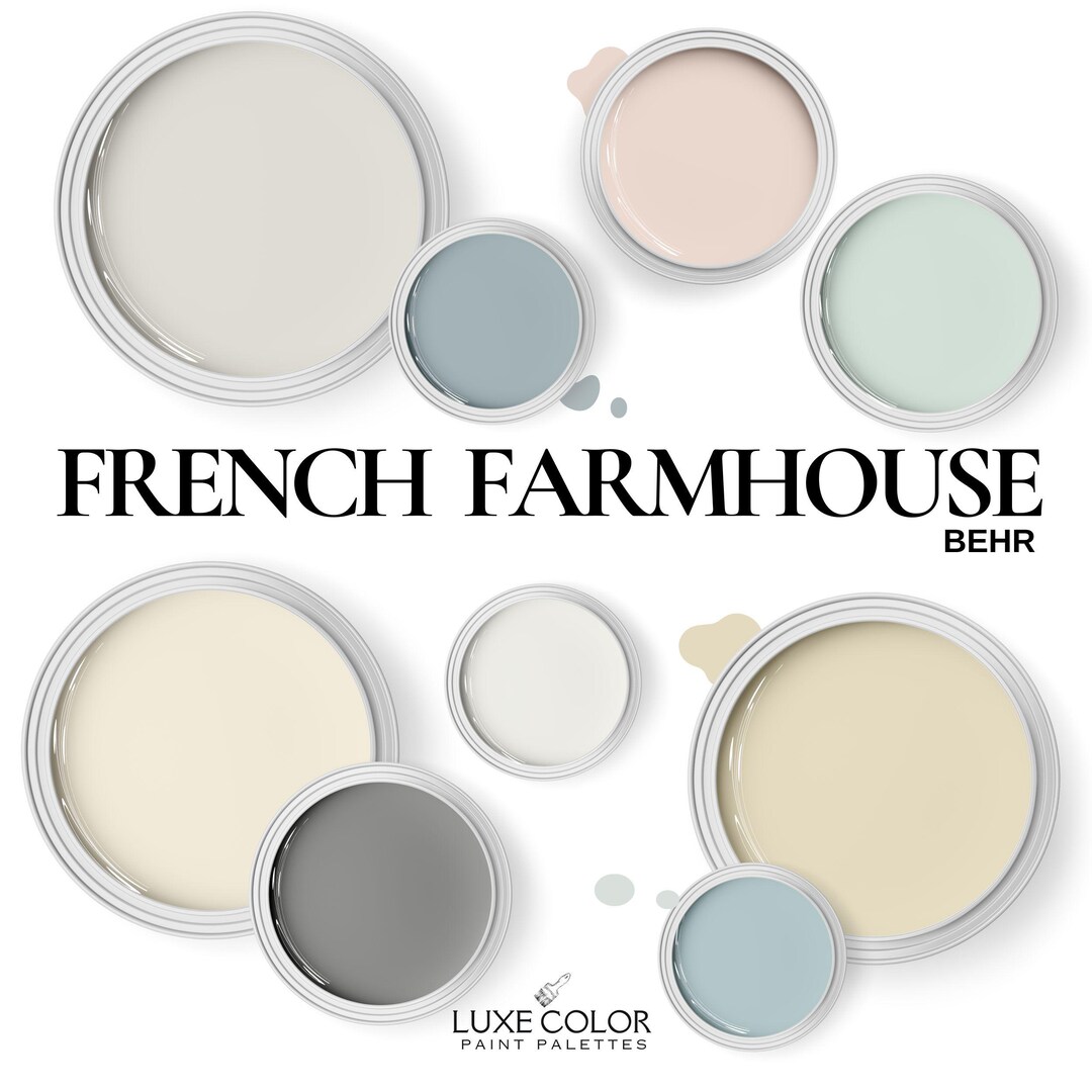 Behr French Farmhouse Color Palette ~ Interior Paint Colors Combination ...
