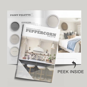 Sherwin Williams Peppercorn and Coordinating Colors Color Palette for ...