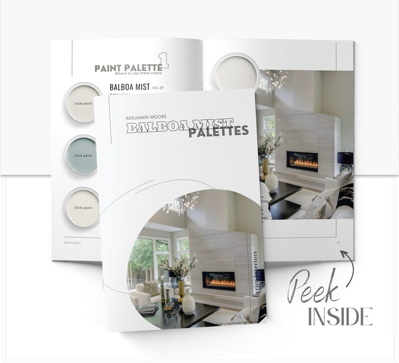 Benjamin Moore Balboa Mist Color Combinations With BM - Etsy