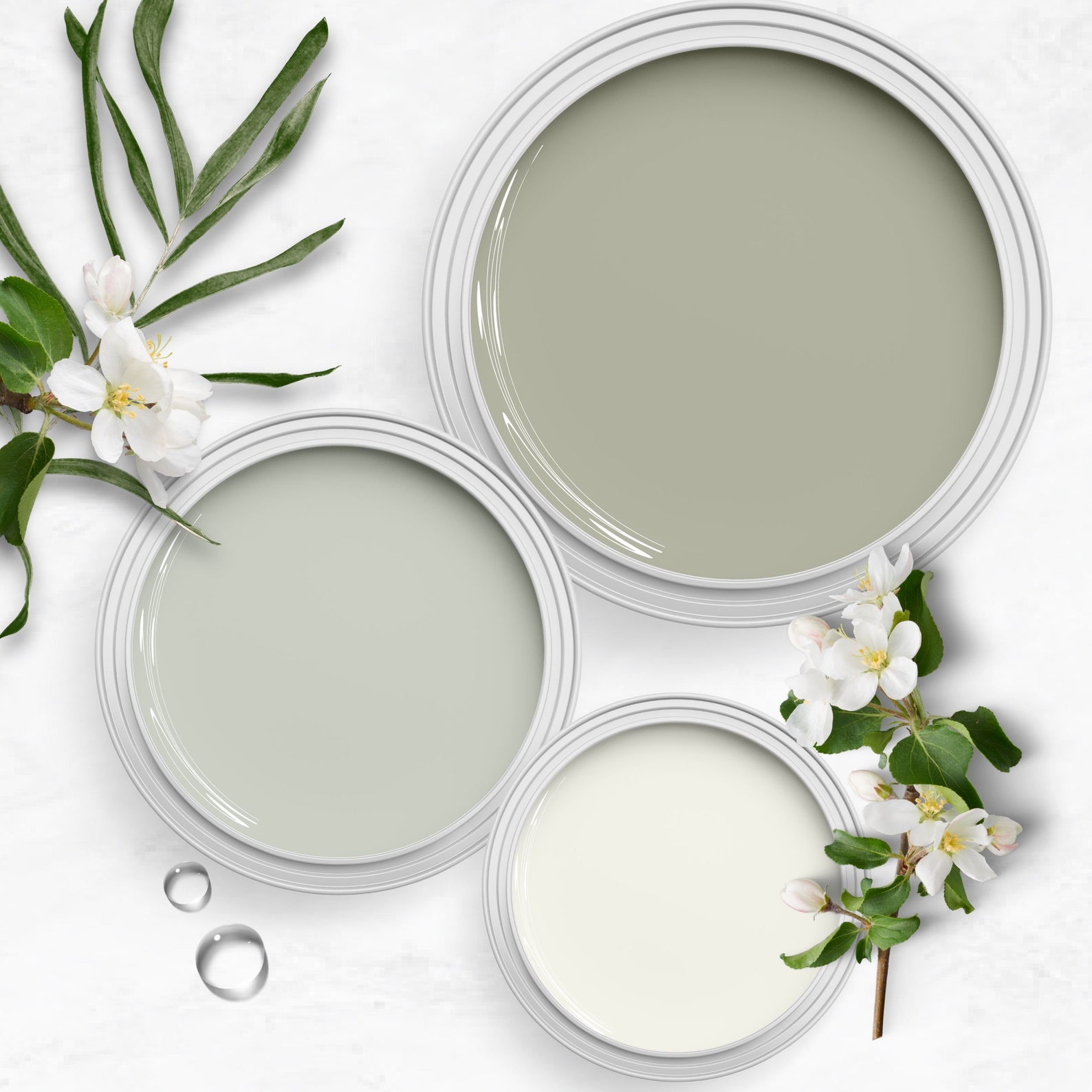 Benjamin Moore October Mist Color Palette ~ Coordinating Paint Colors ...