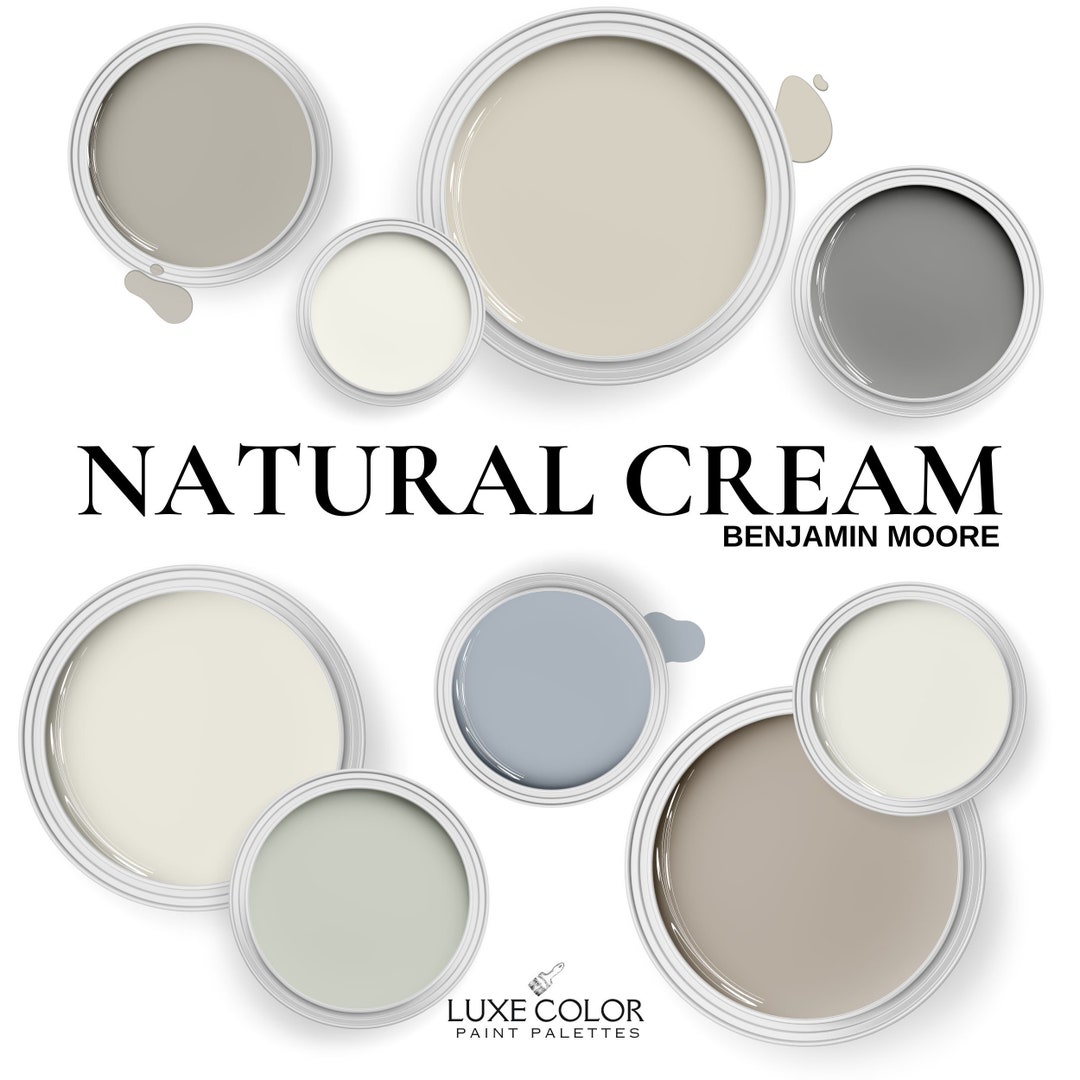 Benjamin Moore Natural Cream and Complementary Colors ~ Color Palette ...