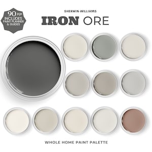 Iron Ore Color Palette, Sherwin Williams Iron Ore Coordinating Colors ...