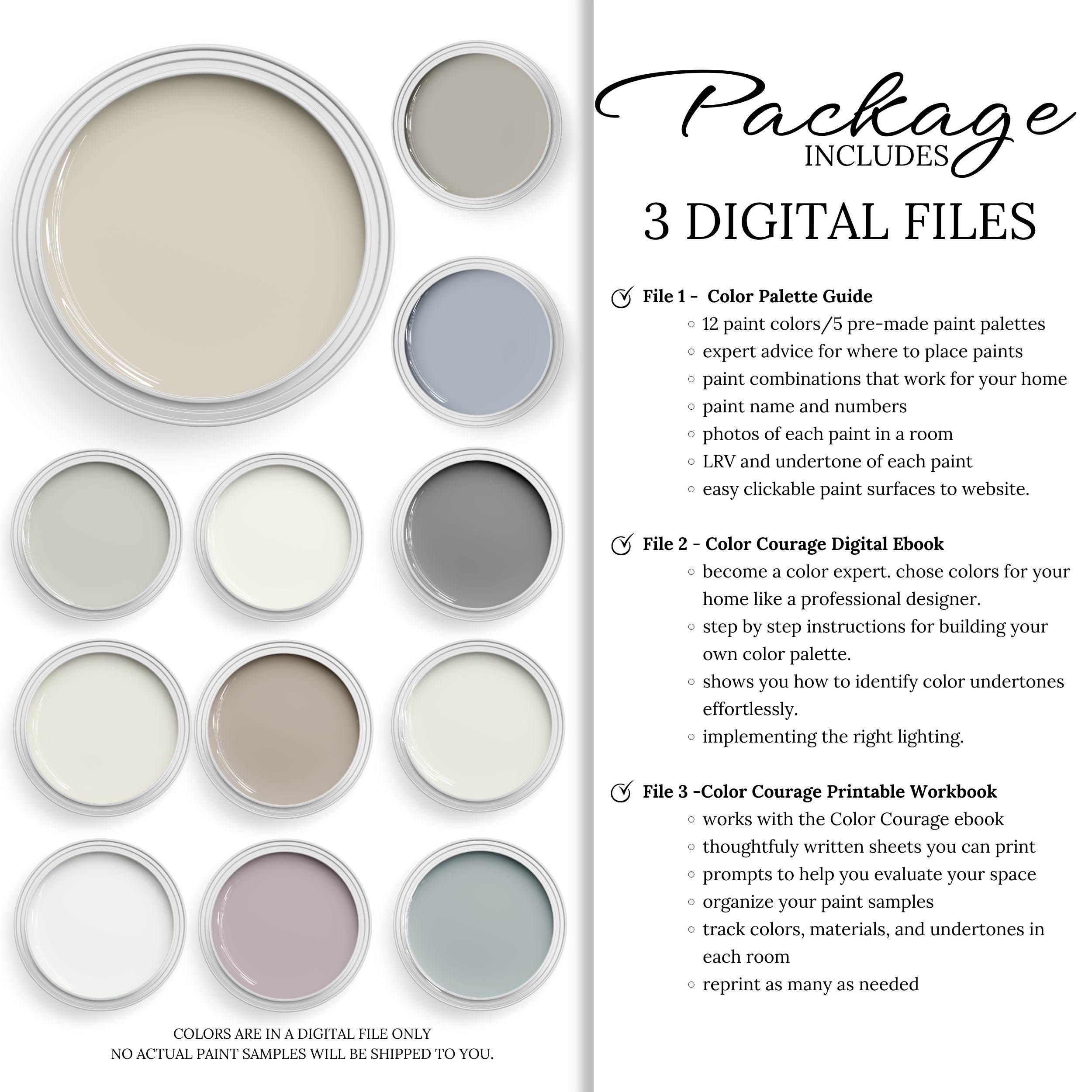 Benjamin Moore Natural Cream and Complementary Colors ~ Color Palette ...