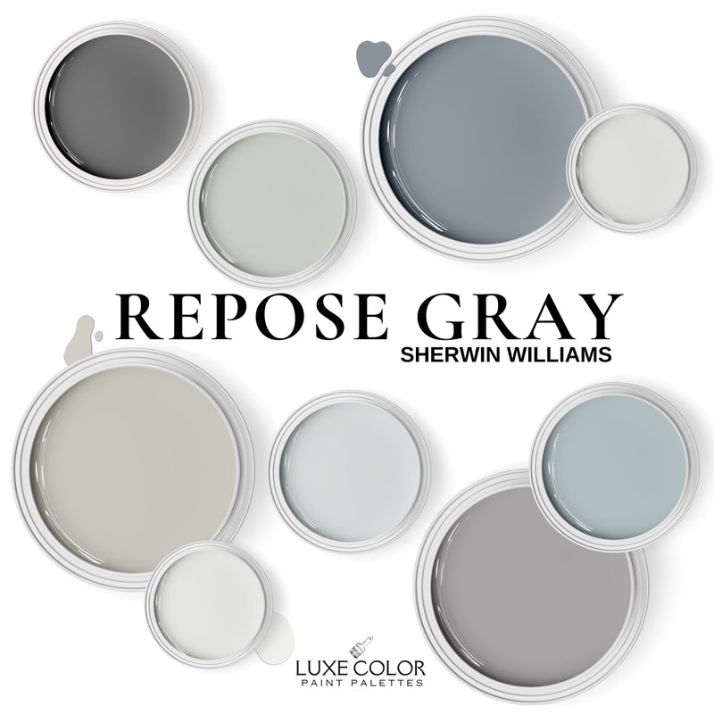 Repose Gray Color Palette - Etsy