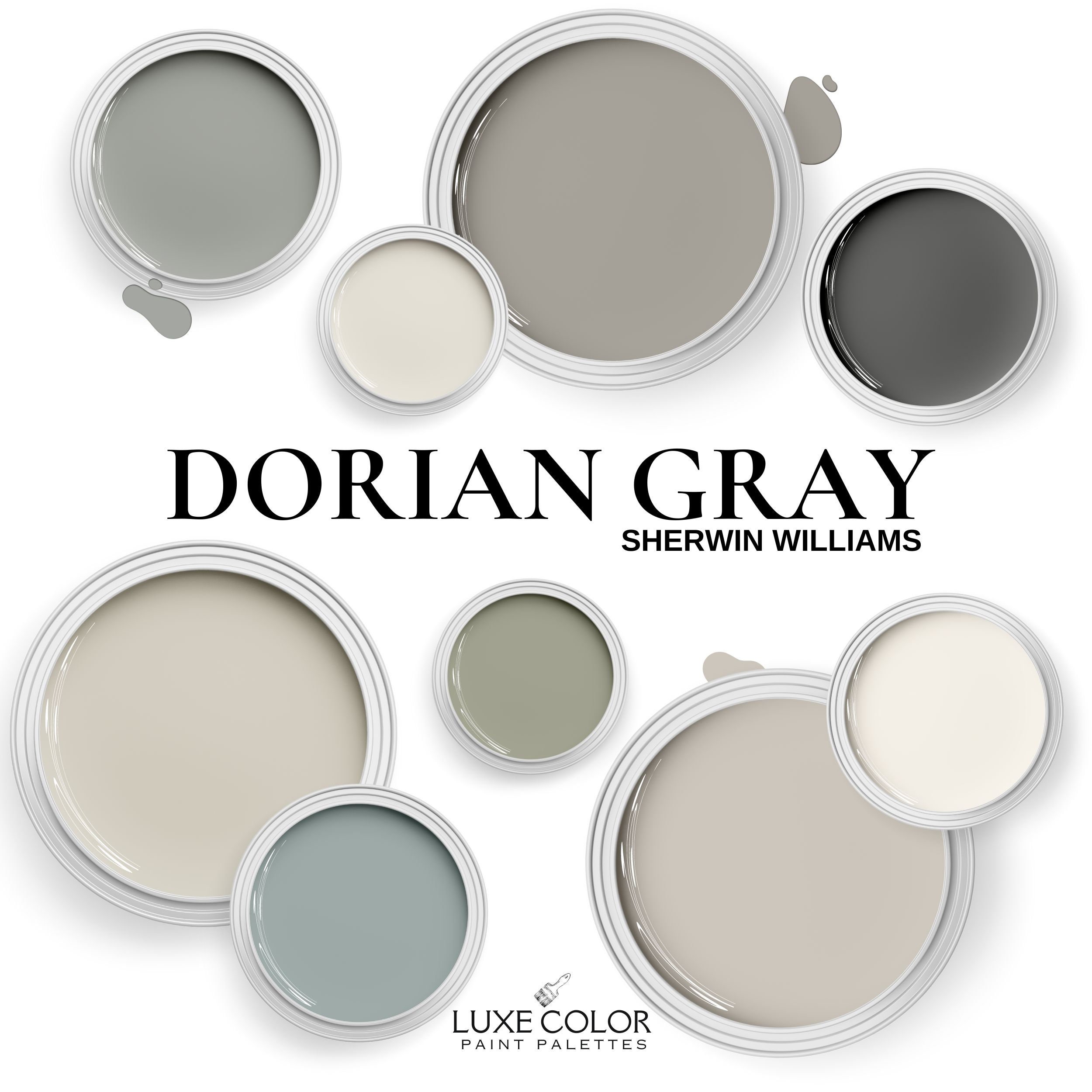 Sherwin Williams Paint Color Dorian Gray