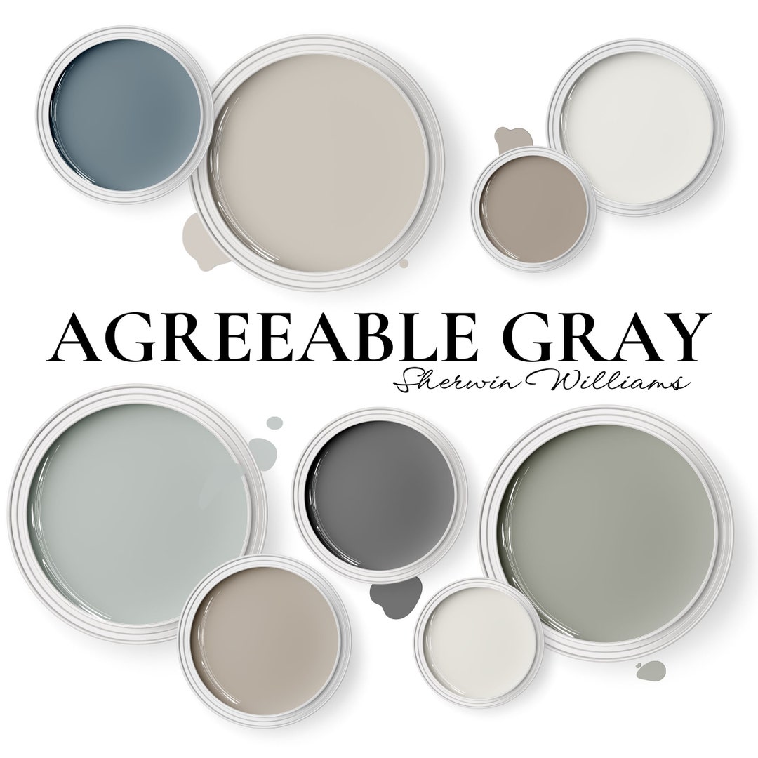 Sherwin Williams Agreeable Gray Coordinating Colors Accent Color Palette for Kitchens Living ...