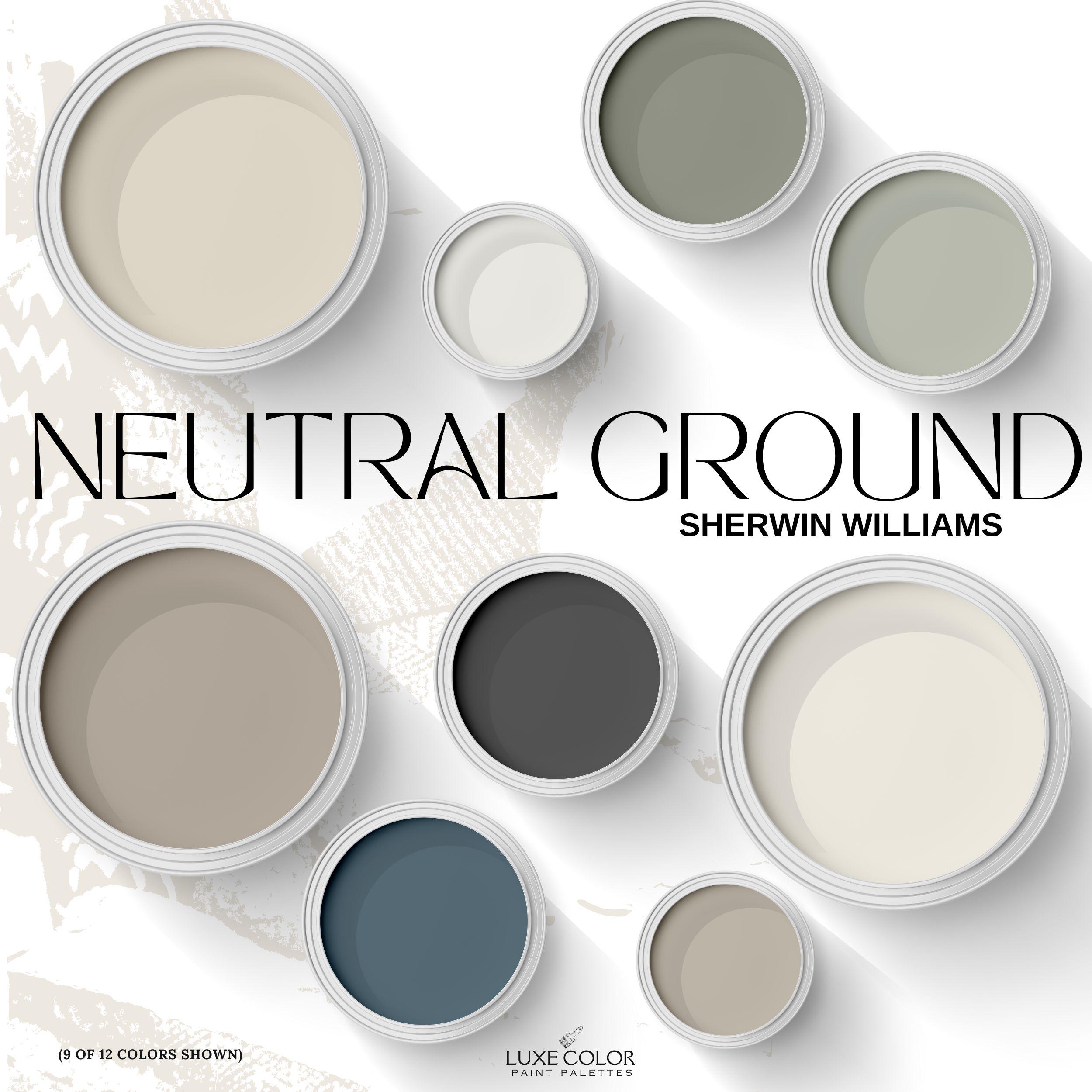 Neutral Ground Sherwin Williams Color Palette - Coordinating Colors for ...