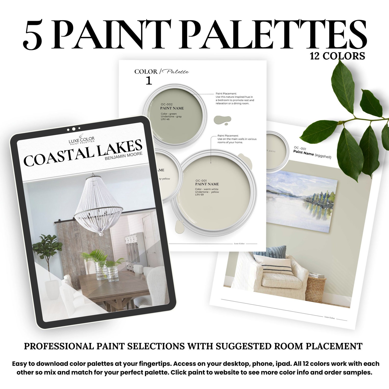 Lake House Paint Colors From Benjamin Moore~ Includes BM Morning Dew ...