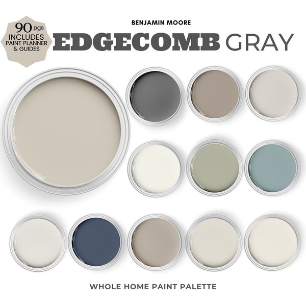 Benjamin Moore Edgecomb Gray - Etsy