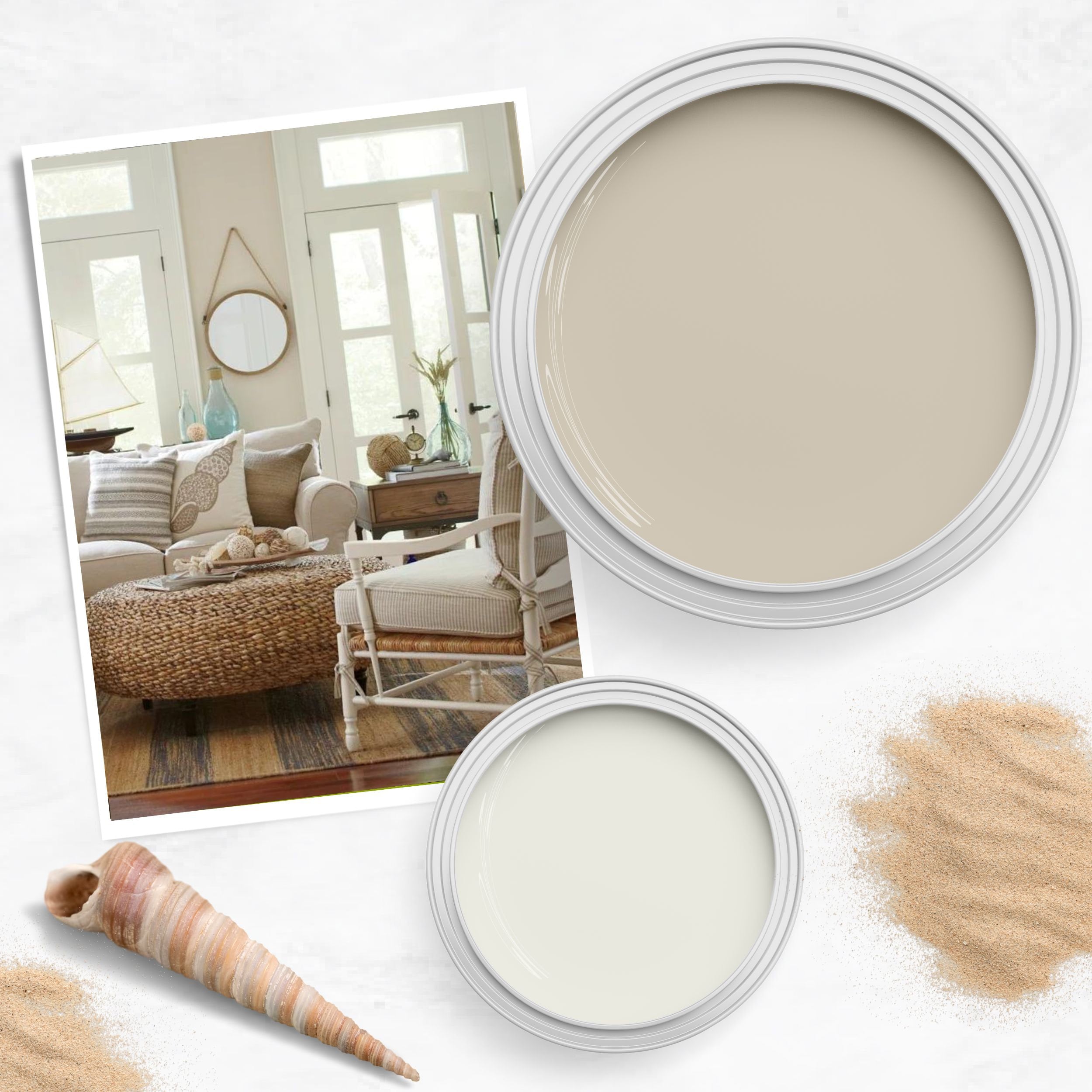 Coastal Paint Colors by Behr, Ocean Beach Palette for Walls, Living ...