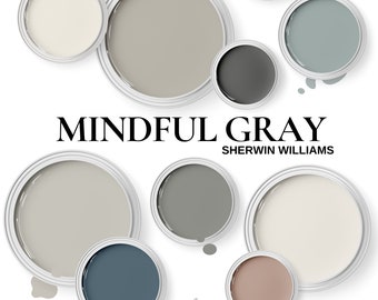 Sherwin Williams MINDFUL GRAY Coordinating Colors for the WHOLE House ...
