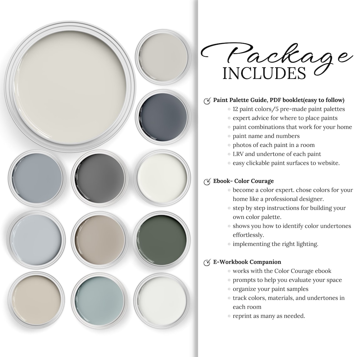 Benjamin Moore Classic Gray Palette Complementary Colors for Living ...