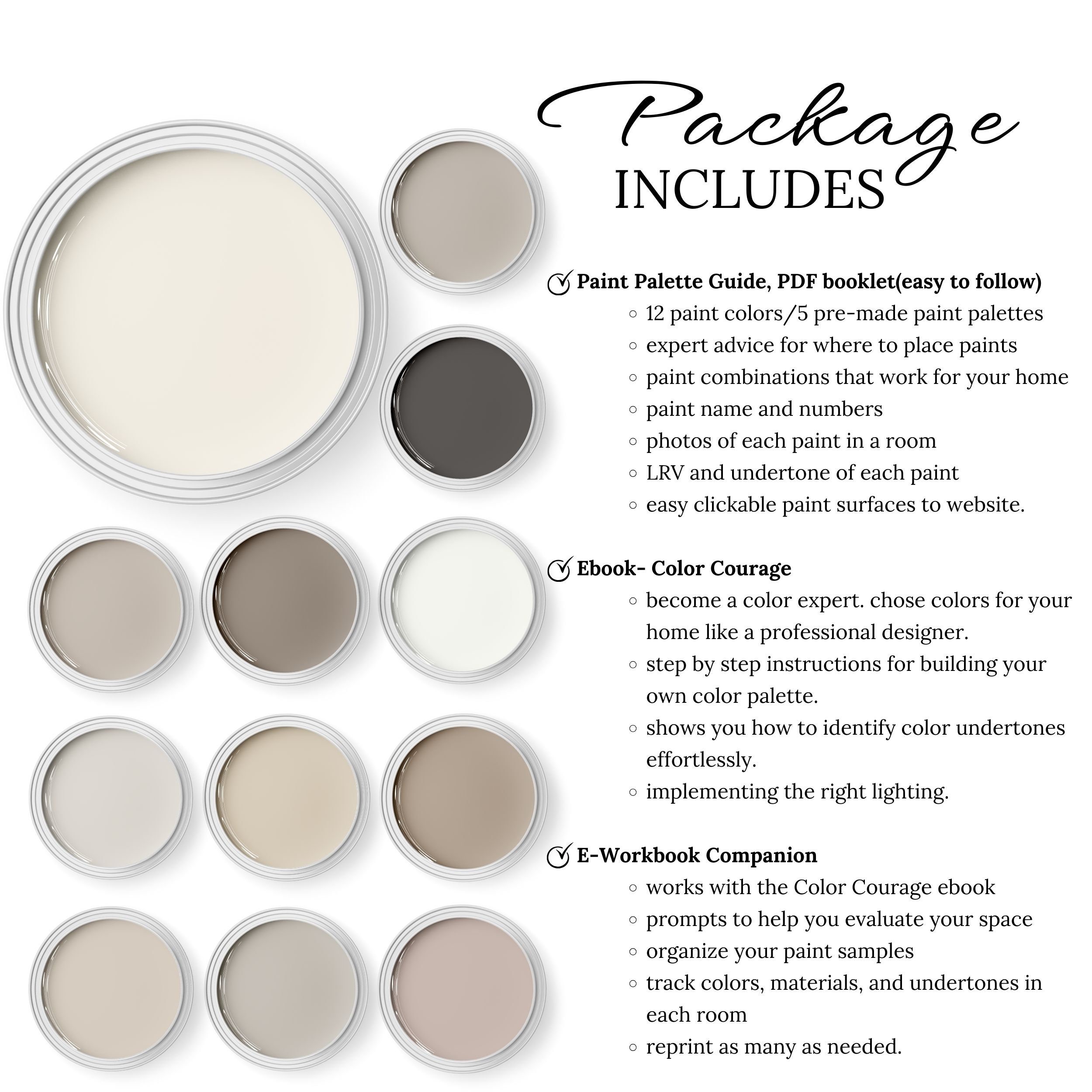 Behr Swiss Coffee With Complementary Colors That Features A Neutral ...