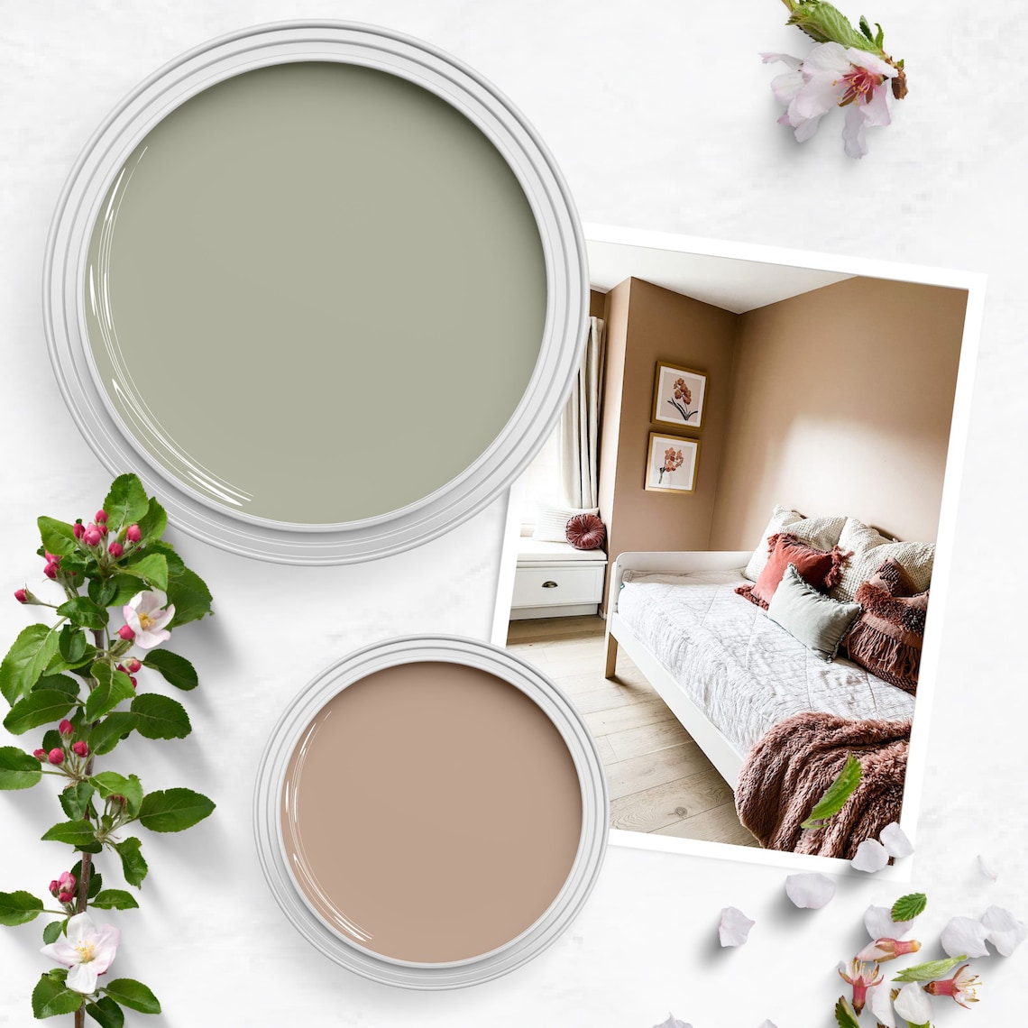 Benjamin Moore October Mist Color Palette ~ Coordinating Paint Colors ...