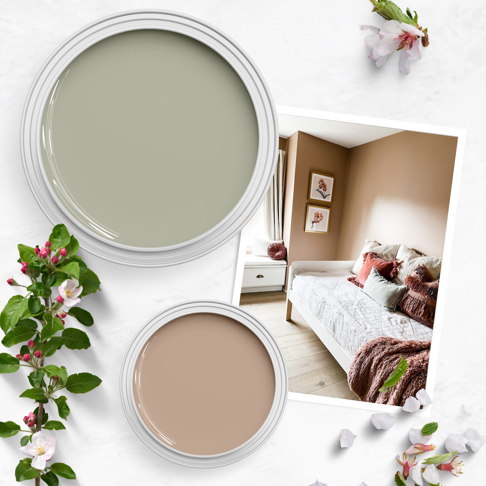Benjamin Moore October Mist Color Palette ~ Coordinating Paint Colors ...