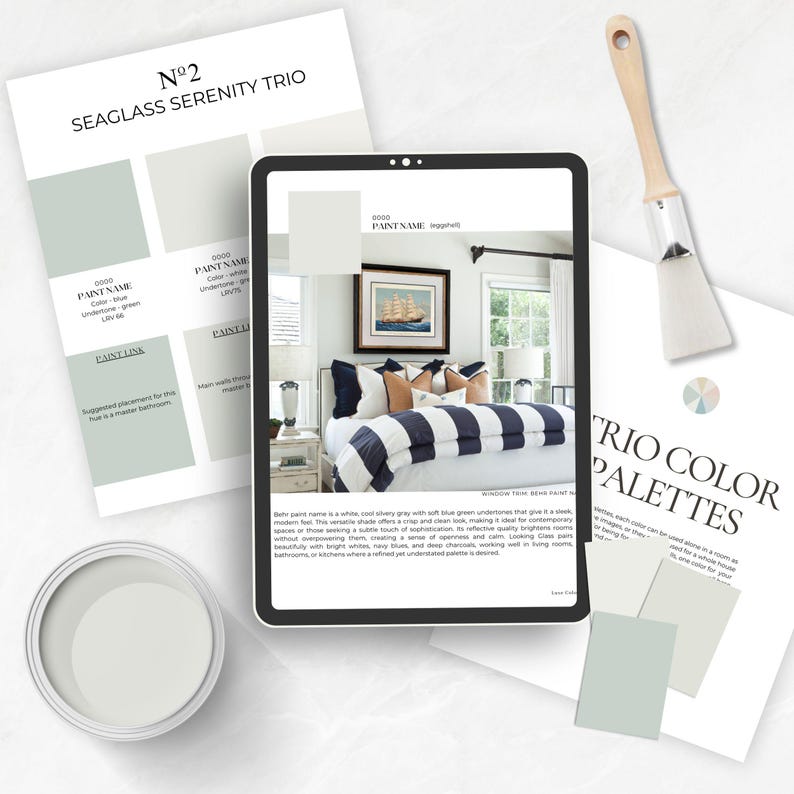 Behr Modern Coastal Color Palette | Coordinating Beach House Blue-green ...