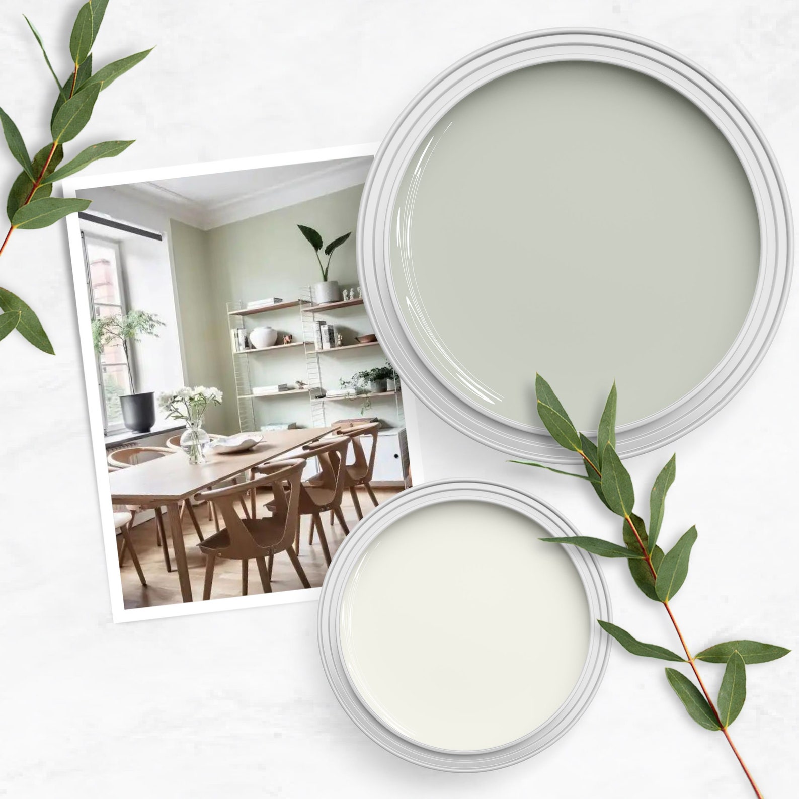 Benjamin Moore October Mist Color Palette ~ Coordinating Paint Colors ...