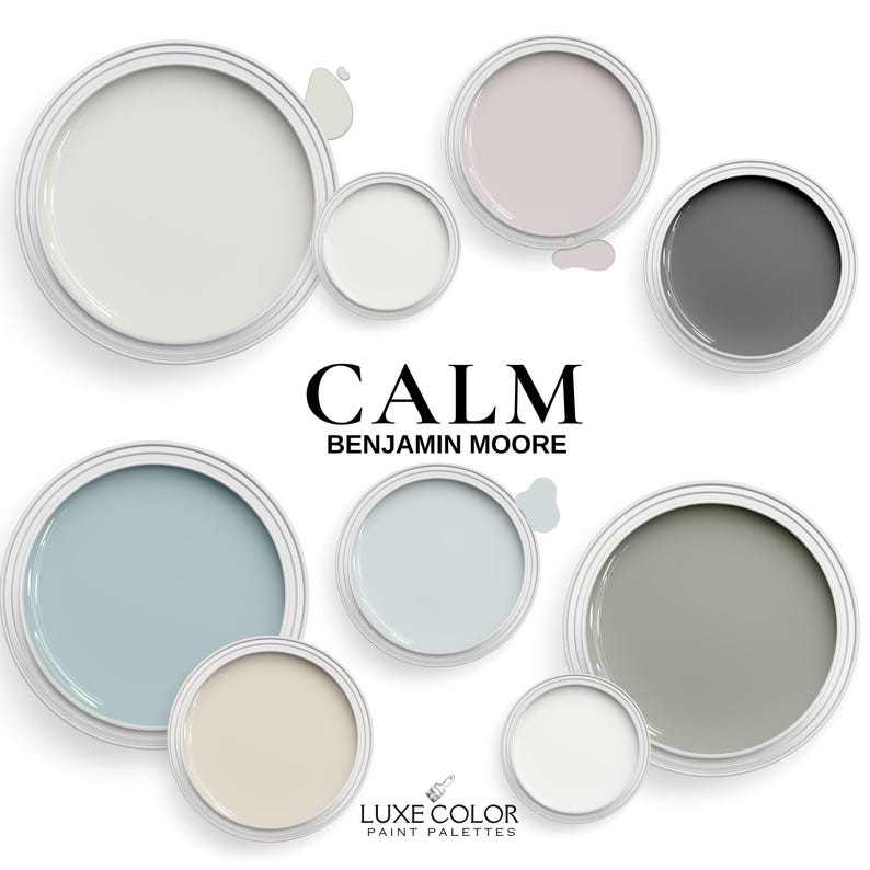 Calm by Benjamin Moore ~ Best Paint Palette With Coordinating Colors ...