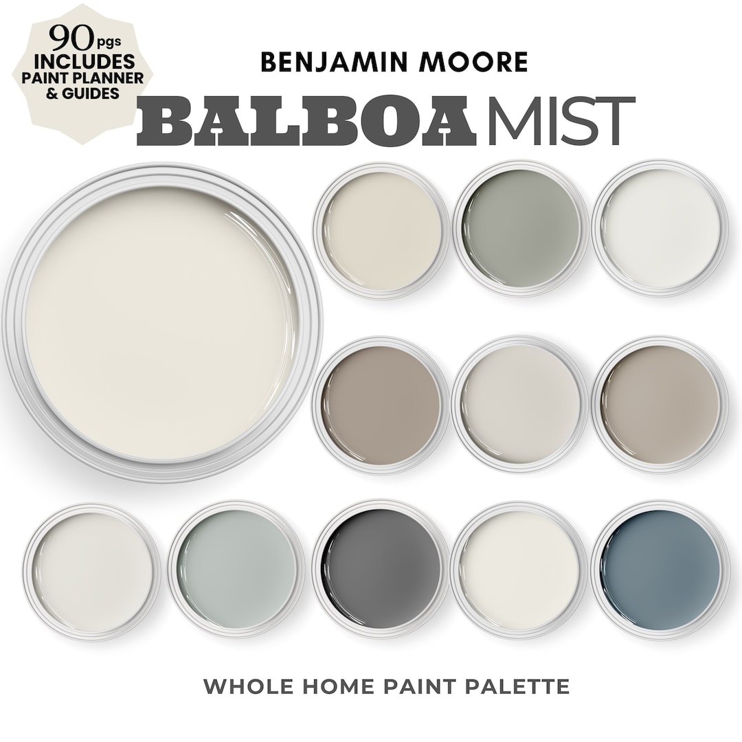 Benjamin Moore Balboa Mist Color Combinations With BM Collingwood ...