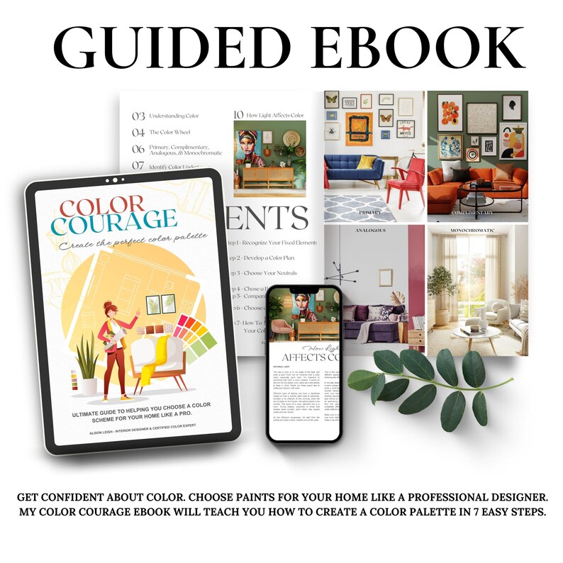 Behr Swiss Coffee With Complementary Colors That Features A Neutral ...